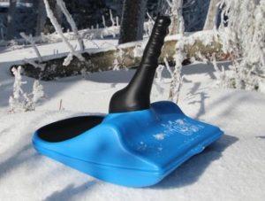 MINI BOB Zipfelbob Snow Sled Blue - Snowsledsonline.com