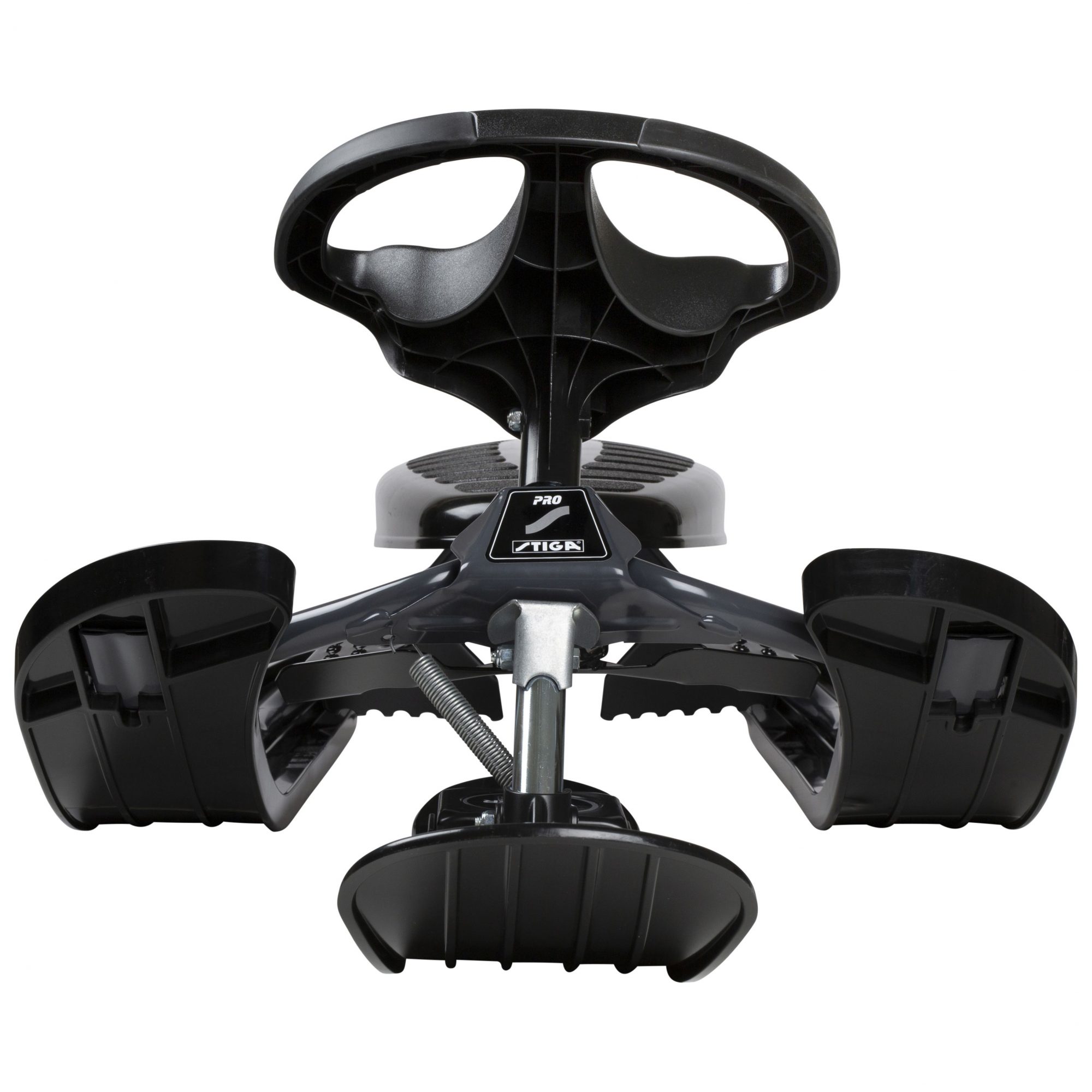 Stiga Snowracer Color PRO Steering Sled Graphite Grey - Snowsledsonline.com