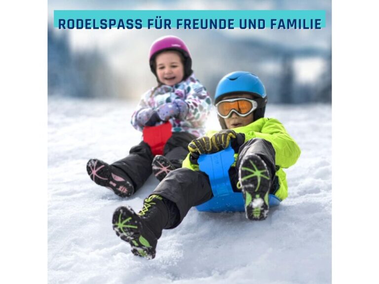 MINI BOB Zipfelbob Snow Sled Blue - Snowsledsonline.com